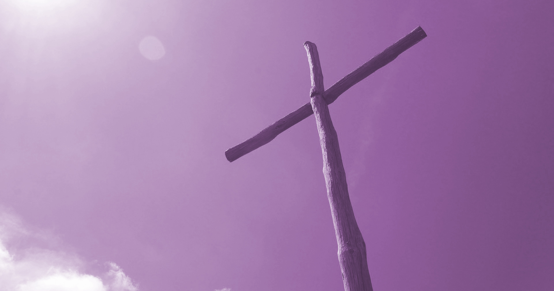 cruz con cielo - Cuaresma - Diocesana de Zaragoza